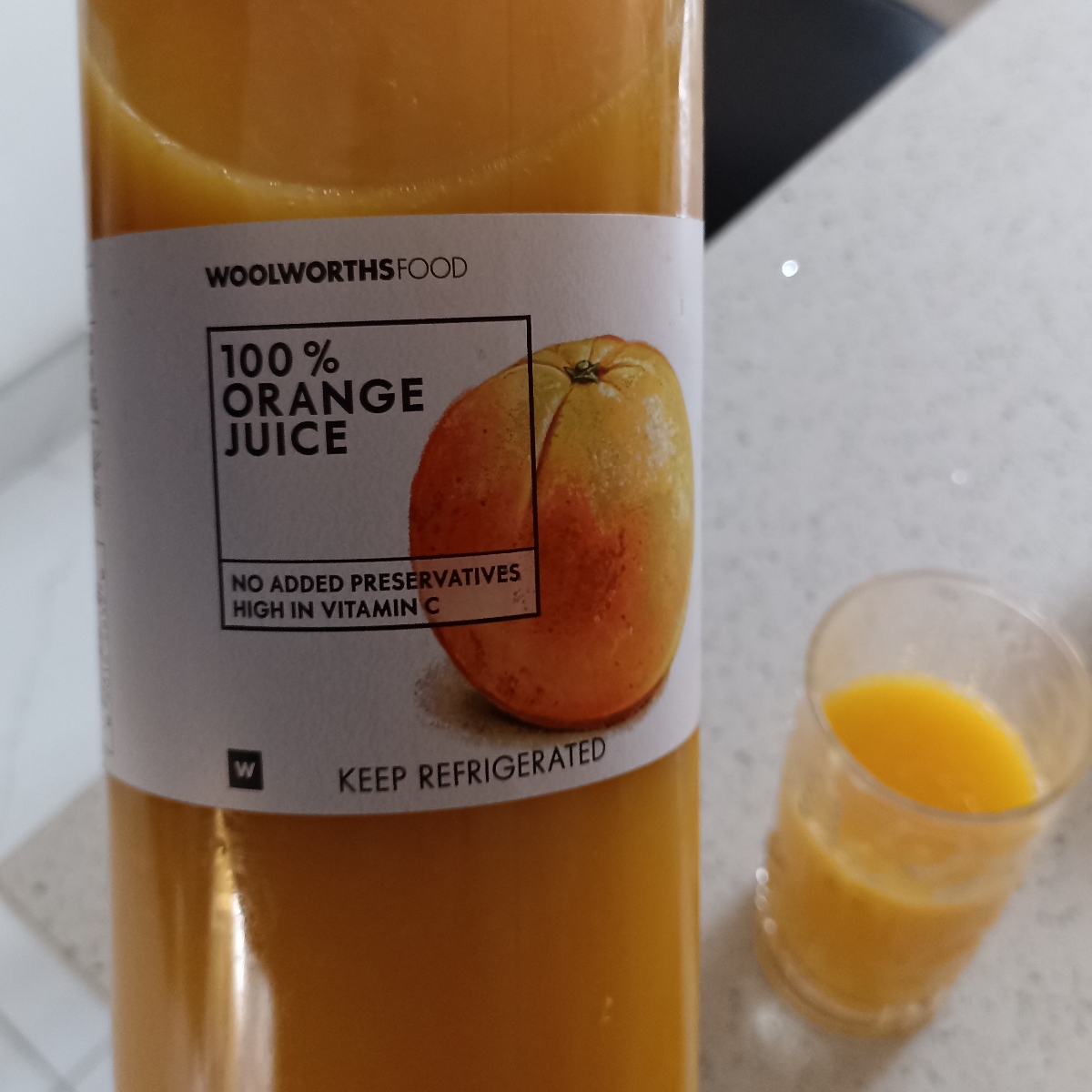 100% Orange Juice from Woolworths Food - Vegan Product Reviews ...
