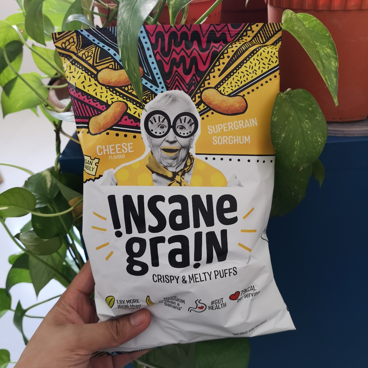 Cheese Supergrain Sorghum Puffs from Insane Grain - Vegan Product ...