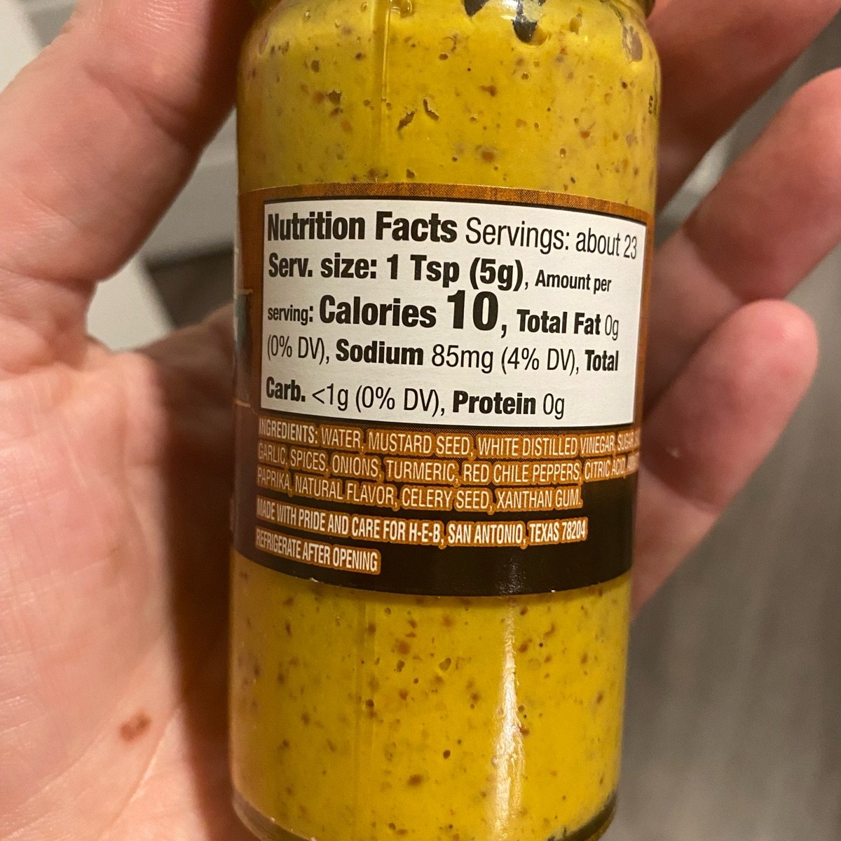 Spice Brown Mustard from HEB Organics - Vegan Product Reviews & Ratings ...
