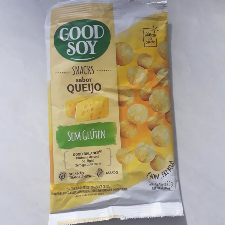 Good Soy Salgadinho De Queijo (Cheese Flavored Rice And Soy Snack ...