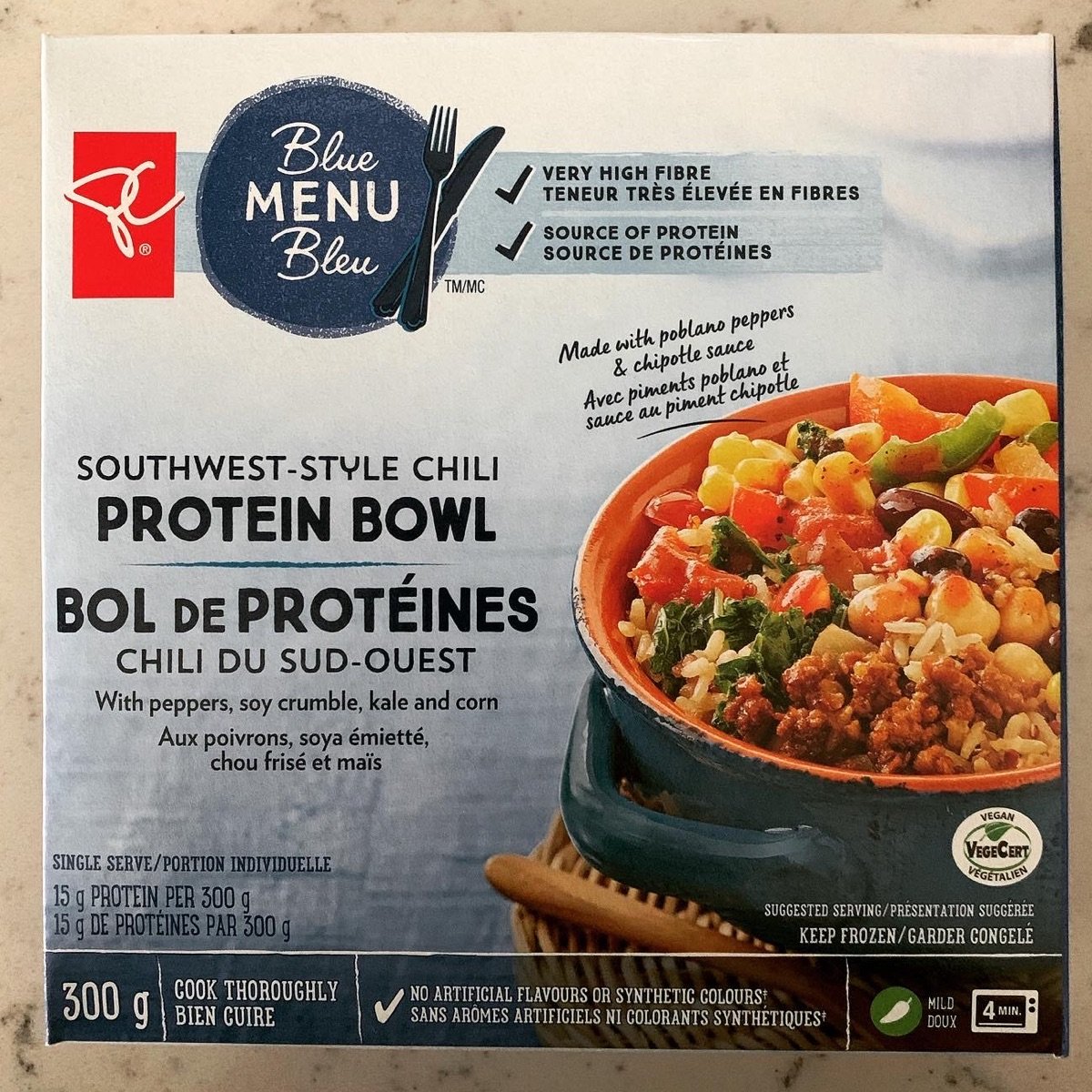 PC Blue Menu Southwest-Style Chili Protein Bowl Reviews | abillion