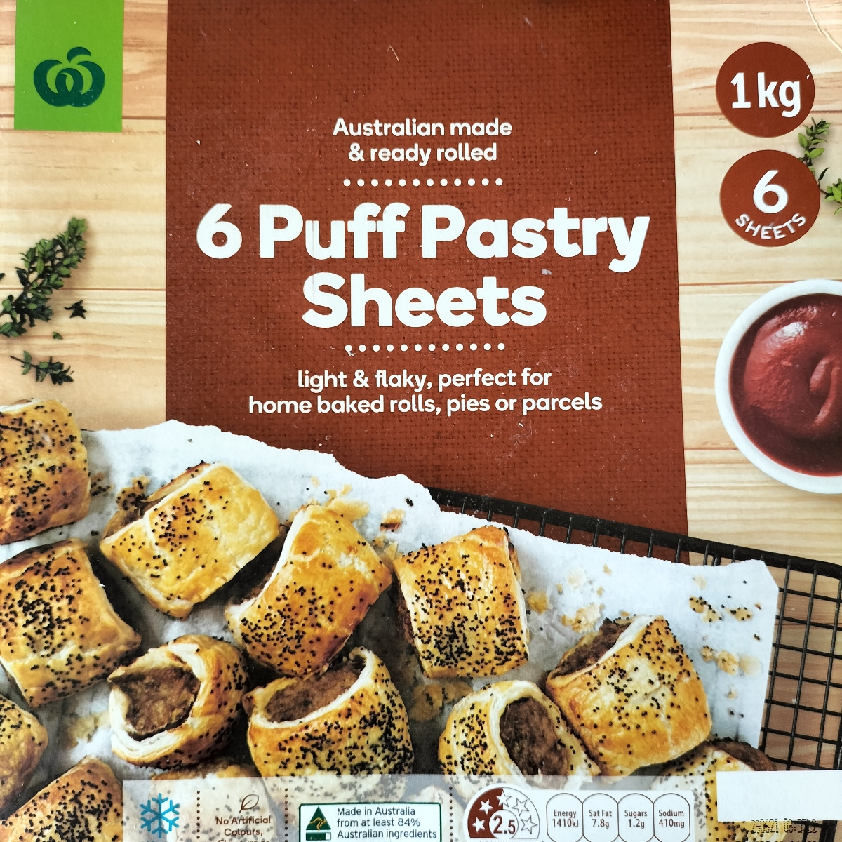 Woolworths (Australia) 6 Puff Pastry Sheets Reviews | abillion