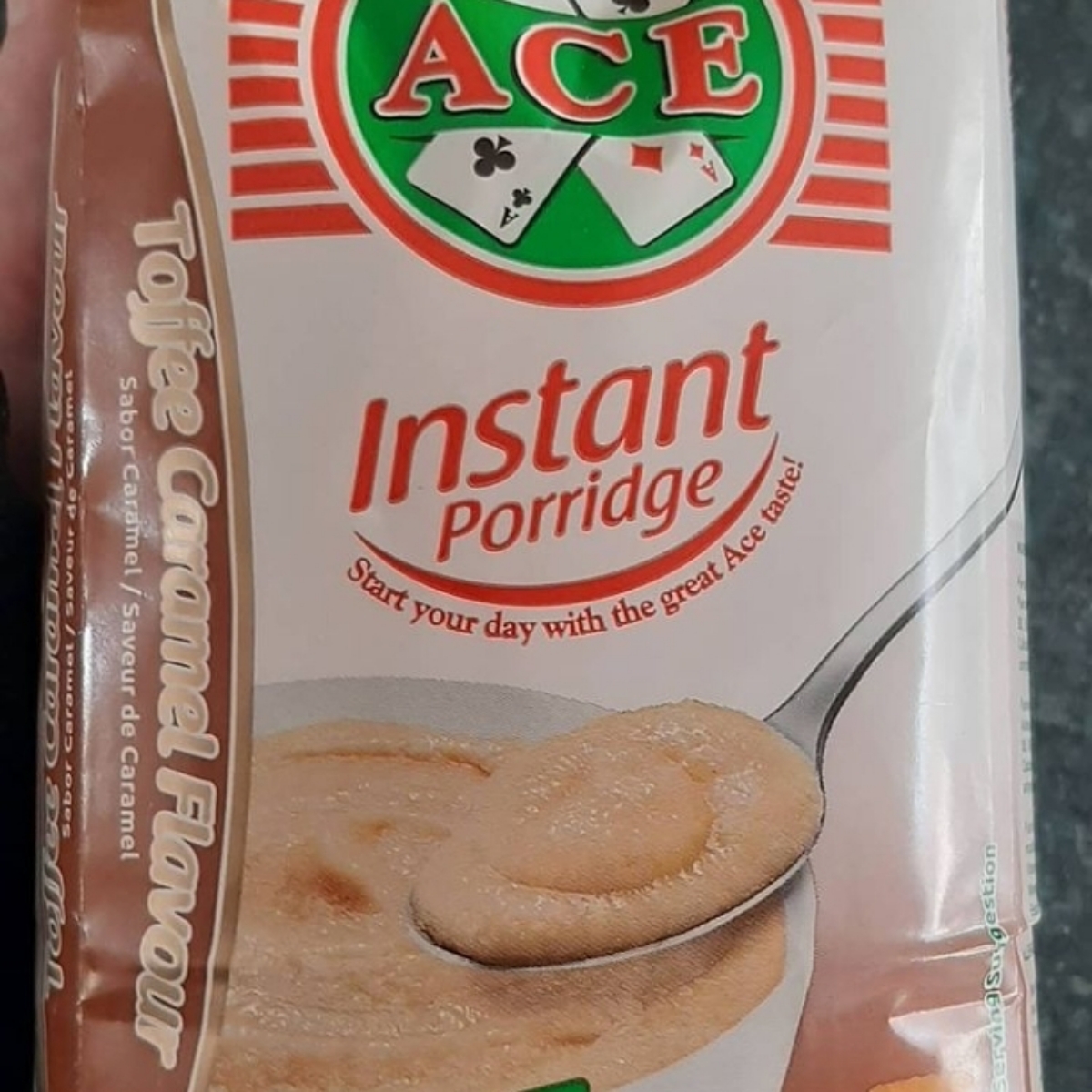 Instant porridge Toffee Caramel Flavour from Ace - Vegan Product ...