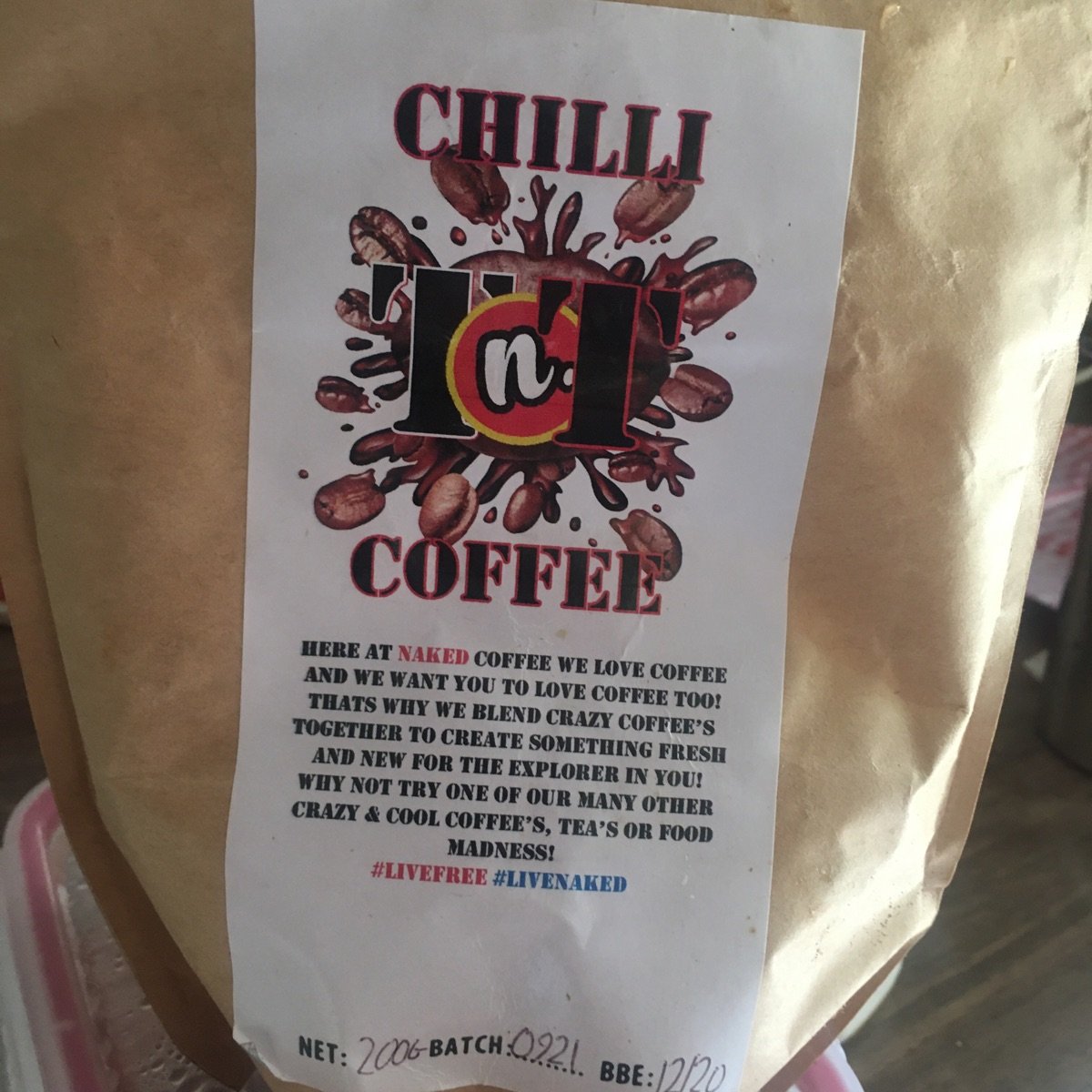 Chilli Coffee from Naked Roastery - Vegan Product Reviews & Ratings ...