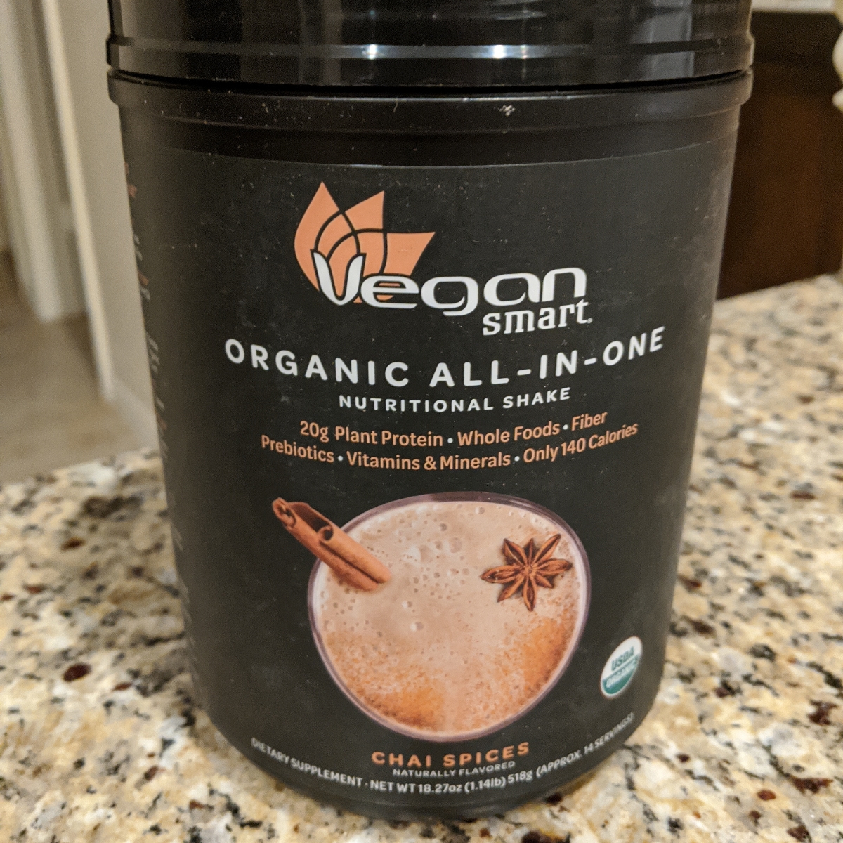 Vegan Smart Organic All In One Nutritional Shake - Chai Spices from ...