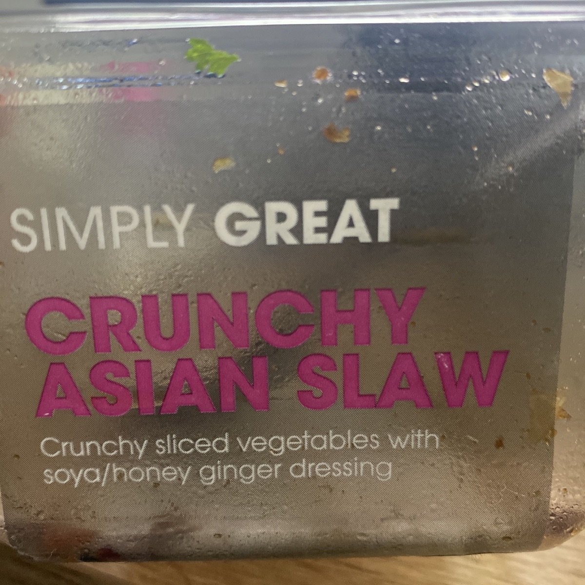 Crunchy Asian salad from Simply Great - Vegan Product Reviews & Ratings ...