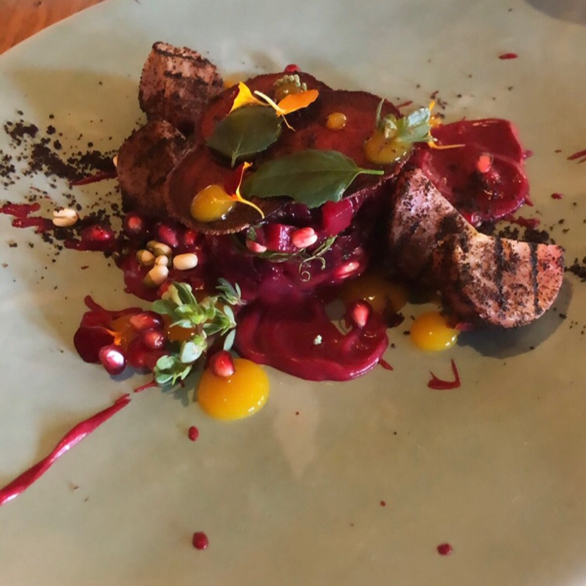 Beetroot Starter at Foliage, Franschhoek - Vegan Dish Reviews & Ratings ...