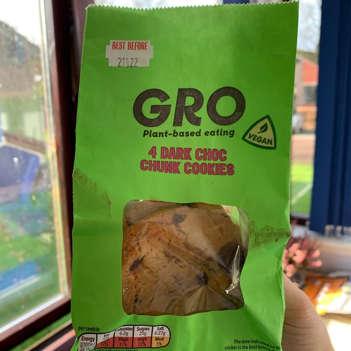 GRO 4 dark choc chunk cookies Review | abillion