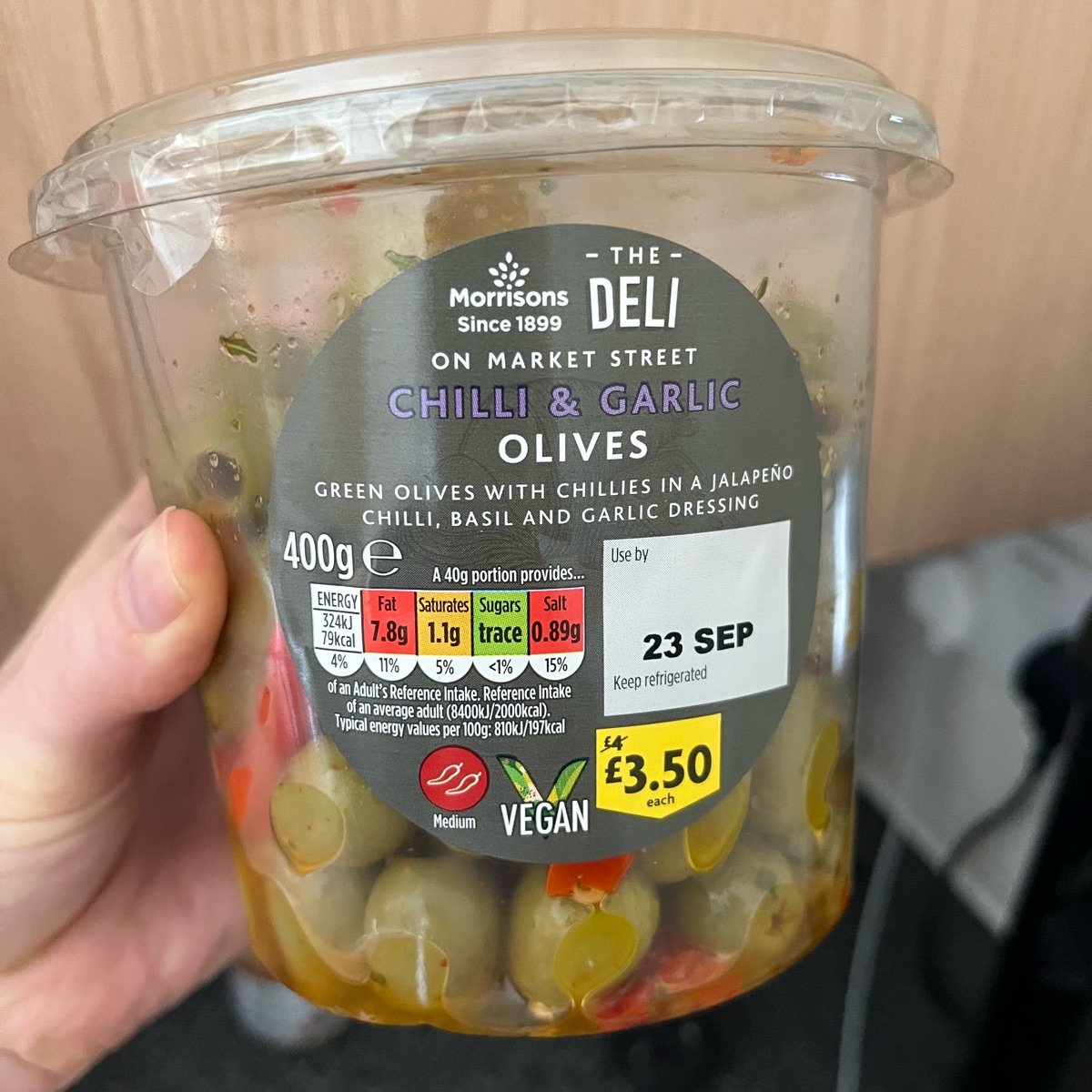 Morrisons - Chilli and Garlic Olives Review | abillion
