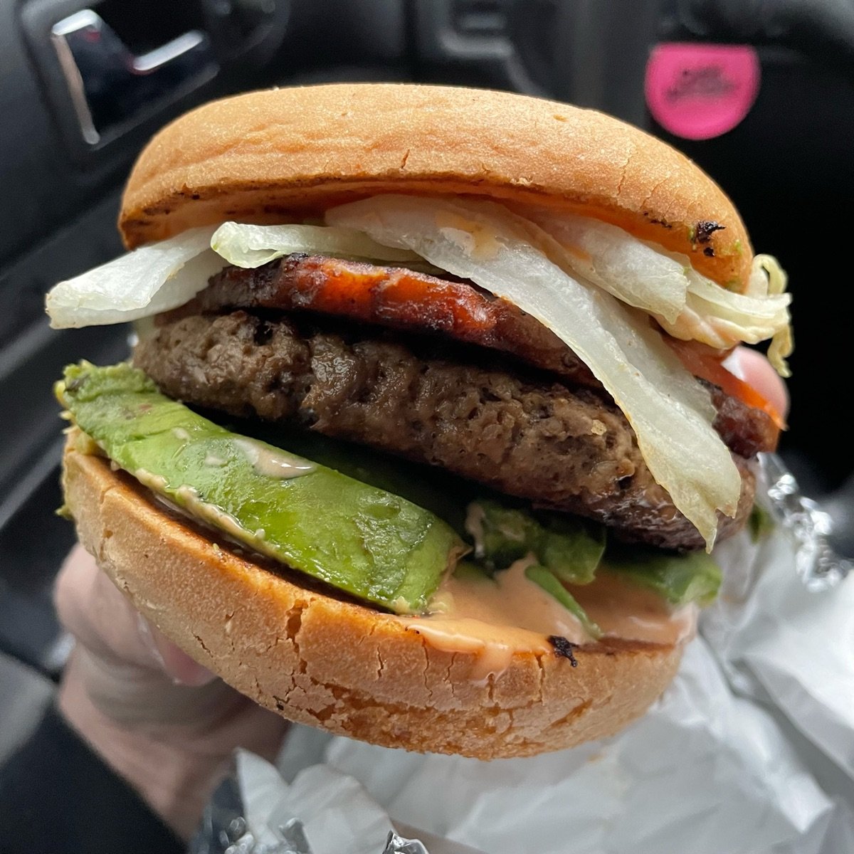 BLT-avocado burger at Burger Tree, Toronto - Vegan Dish Reviews ...