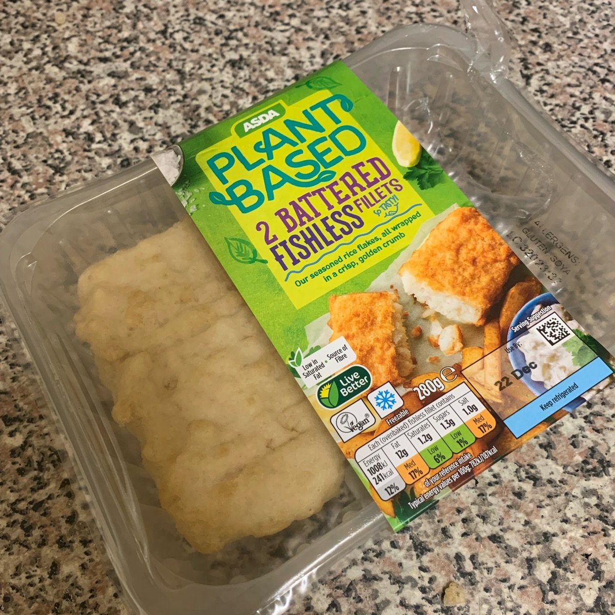 battered fish less fingers from Asda Plant Based - Vegan Product ...