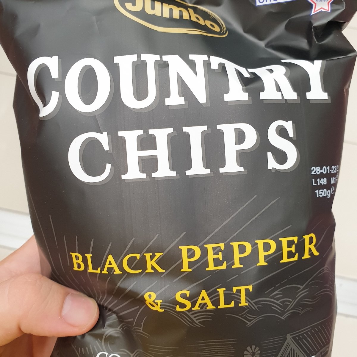 Black Pepper & Salt Country Chips from Jumbo - Vegan Product Reviews ...