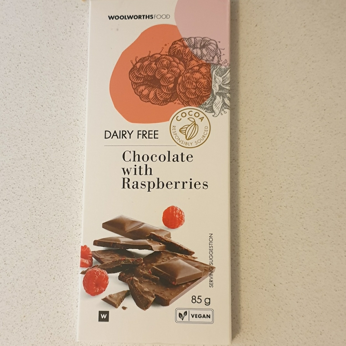 Chocolate with Raspberries from Woolworths - Vegan Product Reviews ...
