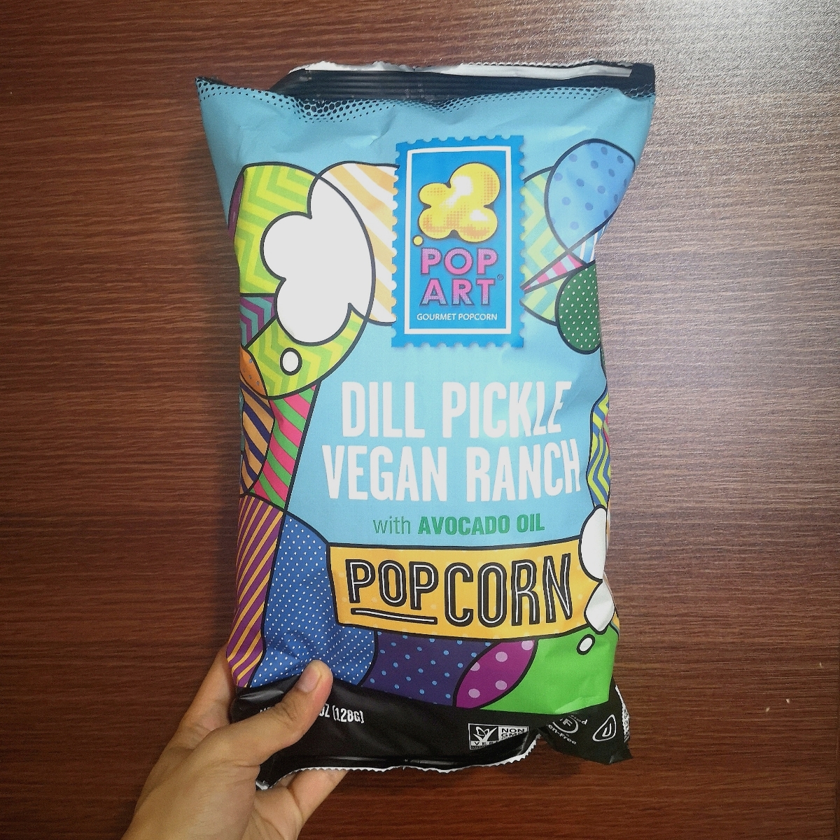 Dill Pickle Vegan Ranch Popcorn from Pop Art Snacks - Vegan Product ...