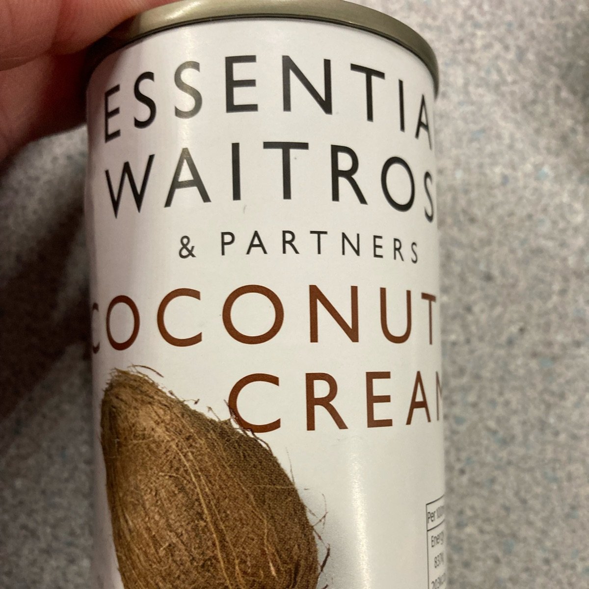 Coconut cream from Essential Waitrose & Partners - Vegan Product ...