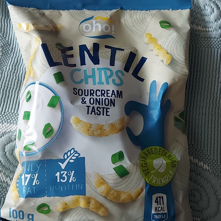 Oho! Lentil chips sourcream and onion taste Review | abillion
