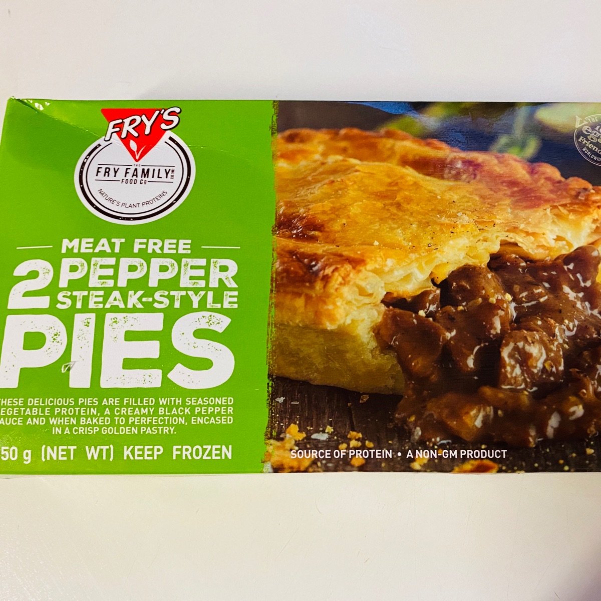2 Pepper Steak-Style Pies from Fry's Family Food - Vegan Product ...
