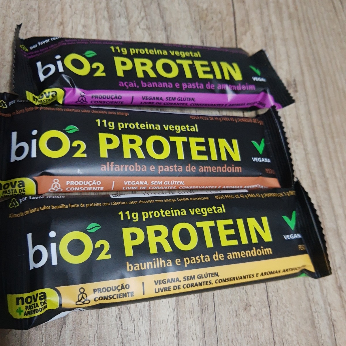 Barra De Proteína - Açaí, Banana E Pasta De Amendoim from biO2 - Vegan ...