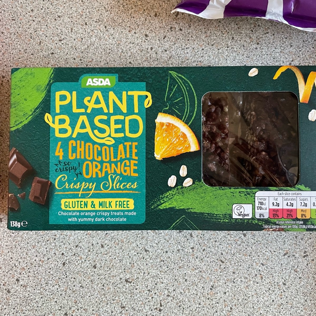 4 Chocolate orange crispy slices from Asda Plant Based - Vegan Product ...