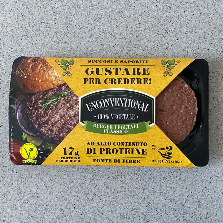Unconventional Burger Vegetale Classico - Classic Burger Review | abillion