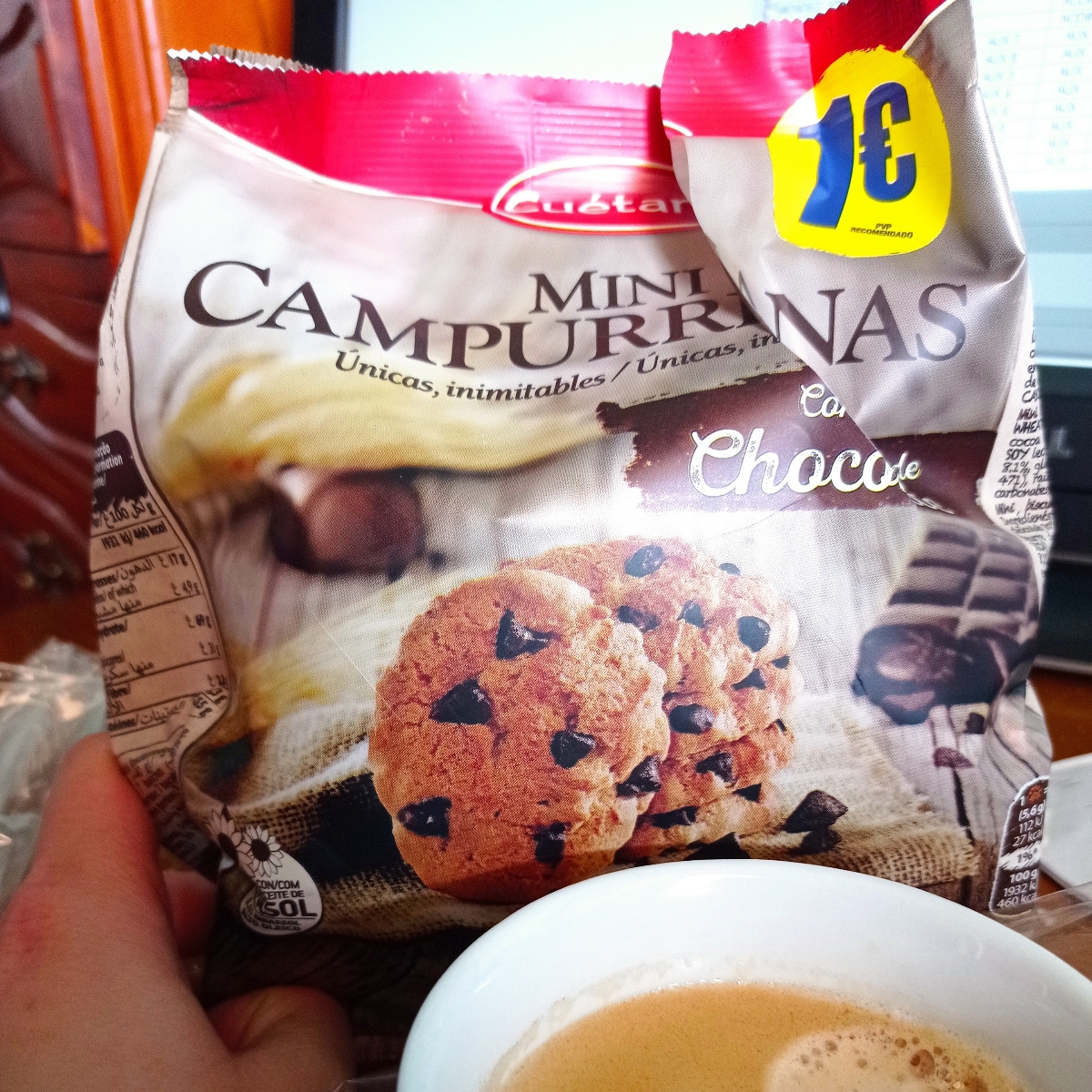 Mini campurrianas con trocitos de chocolate from Campurrianas - Vegan ...