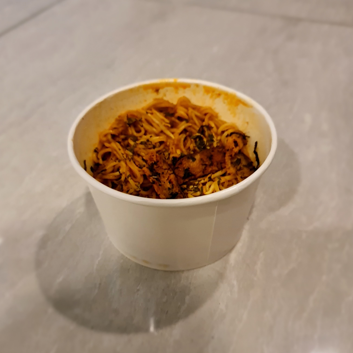 Dry Laksa Noodles at Green Bliss Habitat, Singapore - Vegan Dish ...