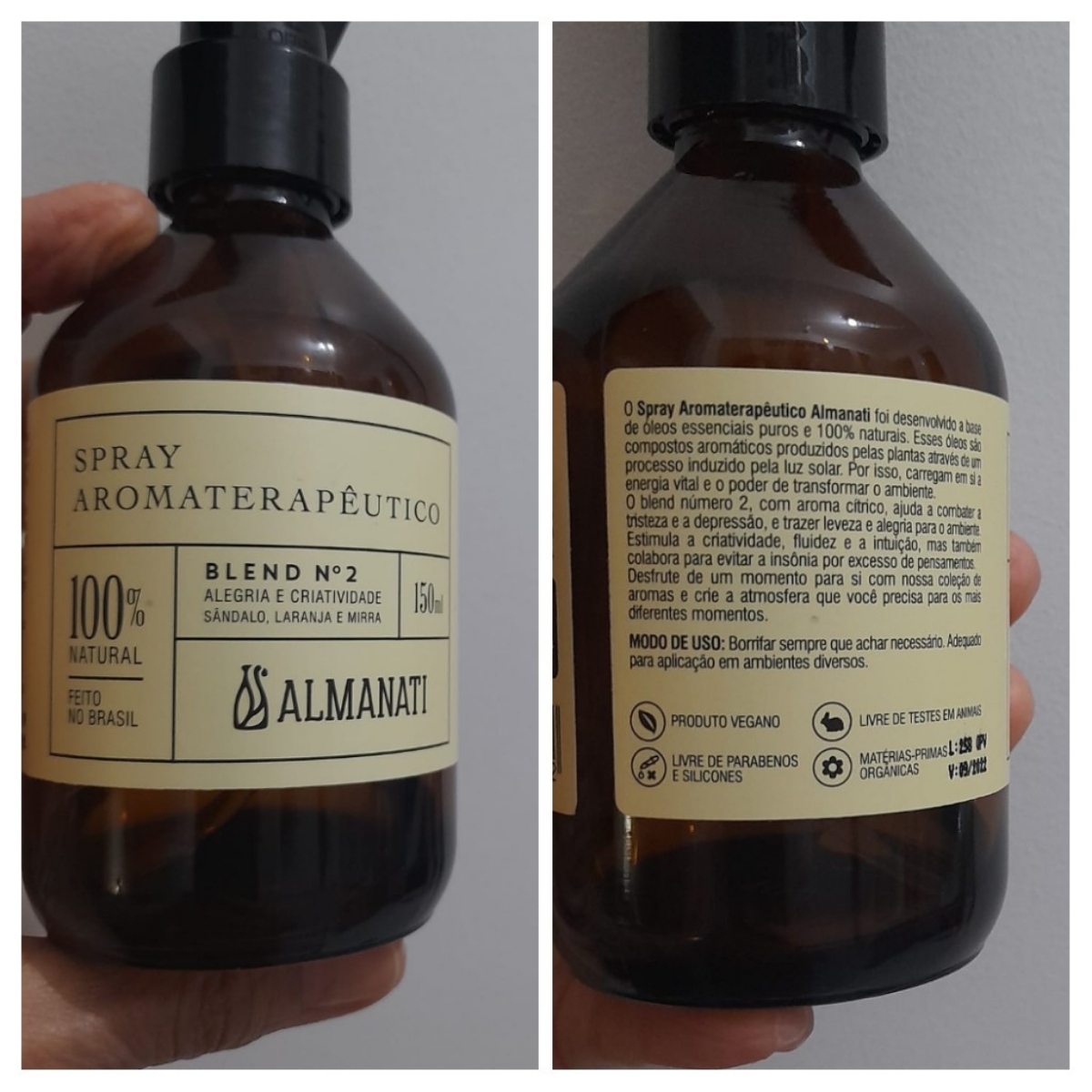 Spray Aromaterapeutico from Almanati - Vegan Product Reviews & Ratings ...