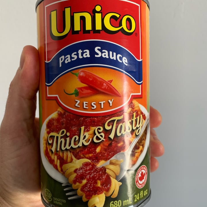 Unico Pasta Sauce (Zesty) Review | abillion