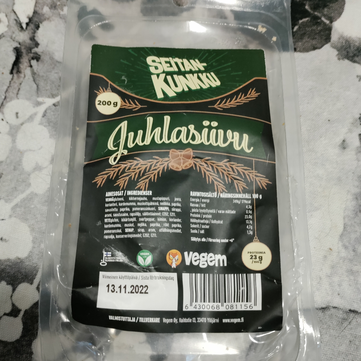 Seitankunkku juhlasiivu from Vegem - Vegan Product Reviews & Ratings ...
