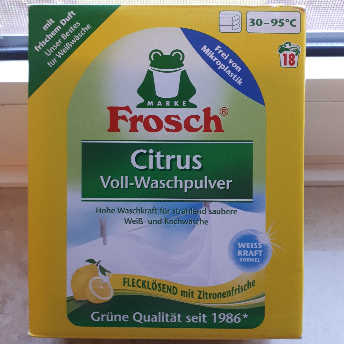 Citrus Vollwaschmittel | heavy duty laundry detergent from Frosch ...