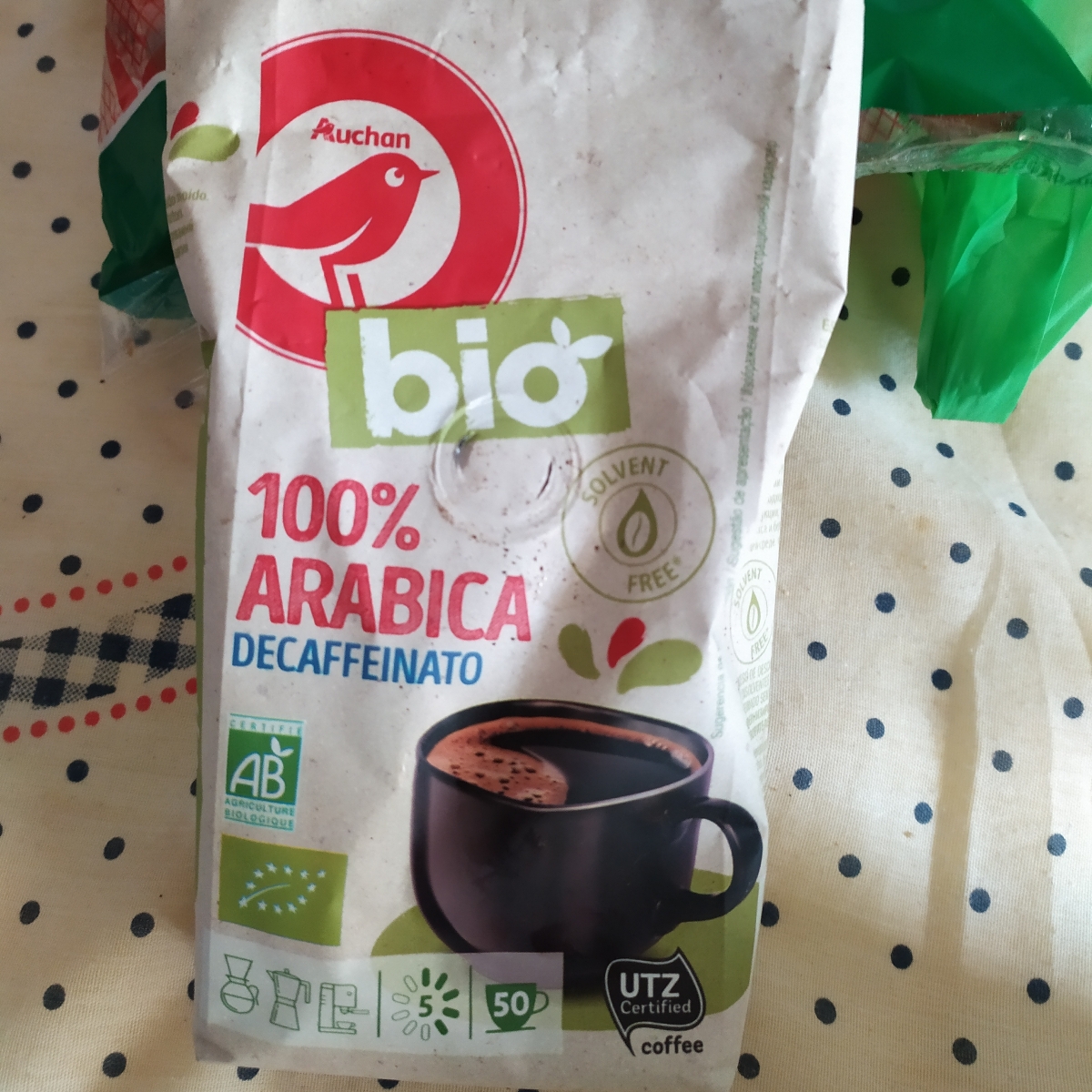 Café descafeinado 100%arabica from Auchan - Vegan Product Reviews & Ratings | abillion