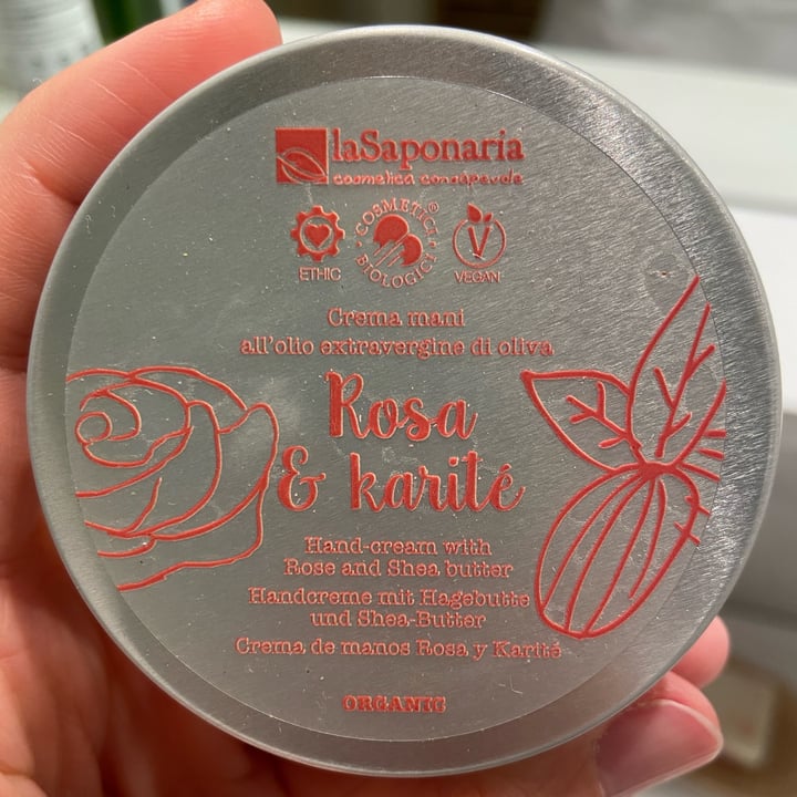 La Saponaria Crema mani Rosa & Karité Review | abillion