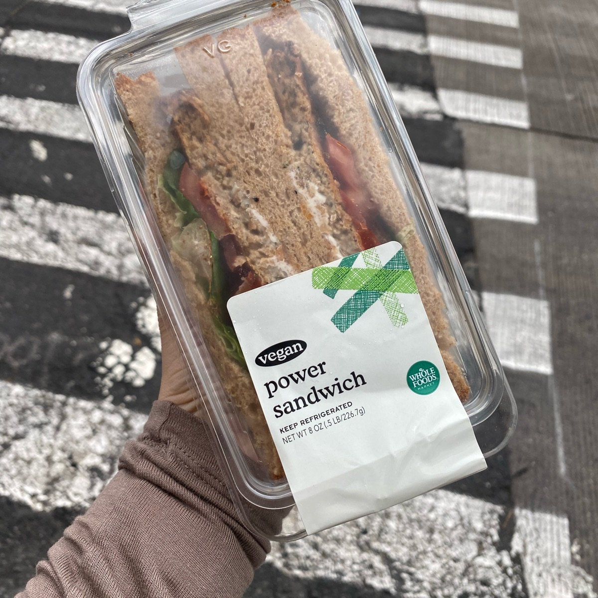 vegan power sandwich from Whole Foods Market - Vegan Product Reviews ...