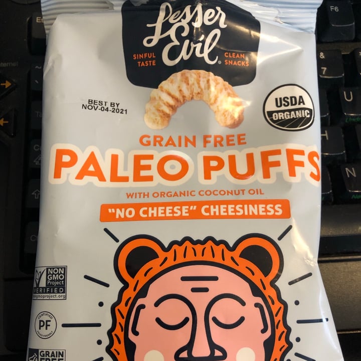 Lesser Evil Snacks Paleo Puffs Review | abillion