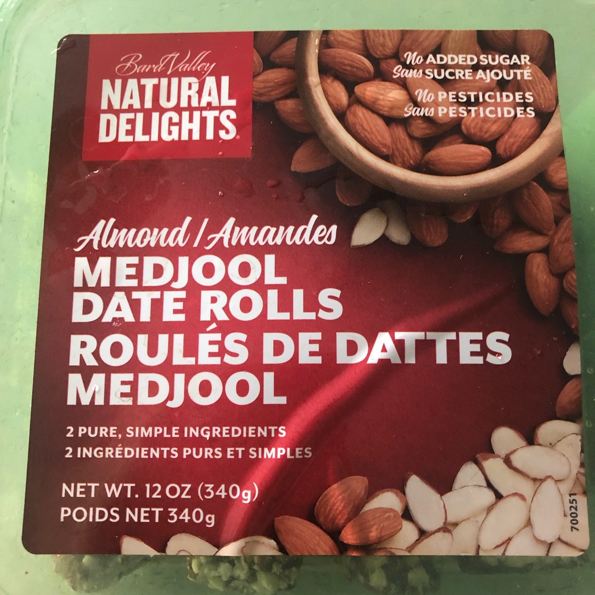 Bard Valley Natural Delights Coconut Medjool Date Rolls 评价 | abillion