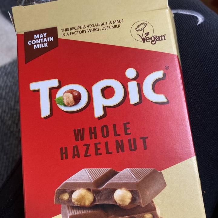 Topic Vegan Chocolate Whole Hazelnut Review | abillion