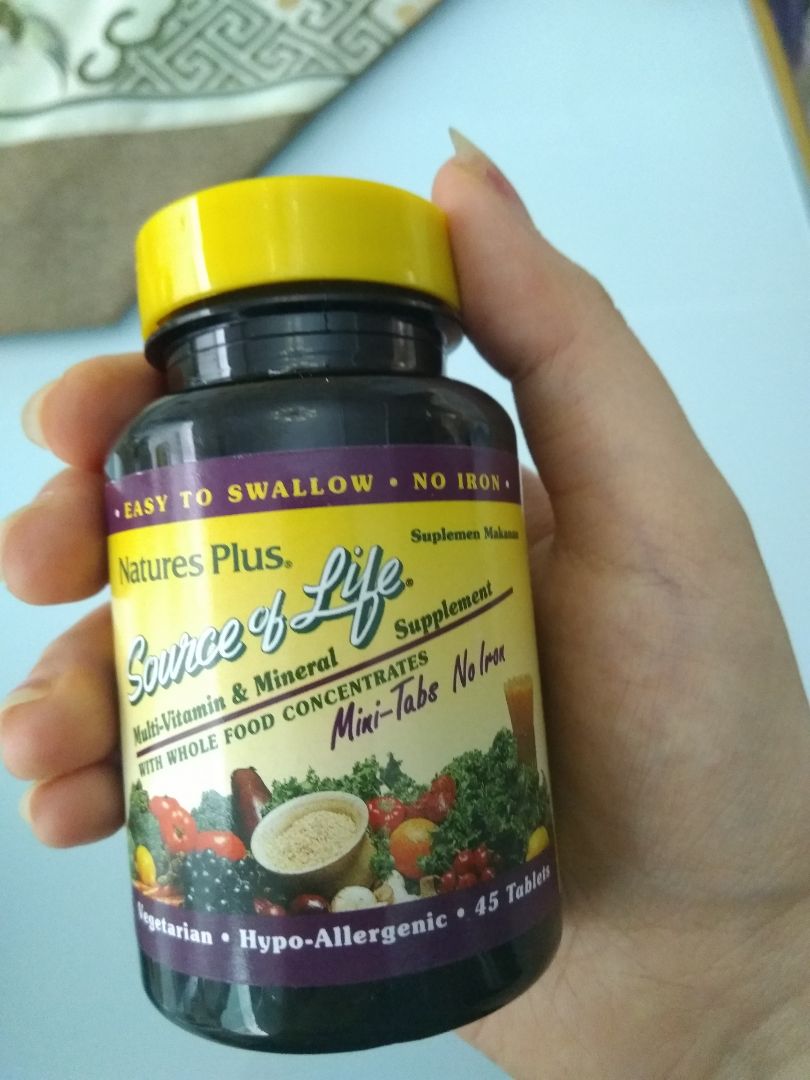 Source of Life Multi-Vitamin & Mineral Supplement from NaturesPlus ...