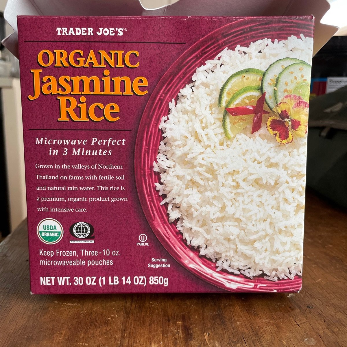 Trader Joes Organic Jasmine Rice