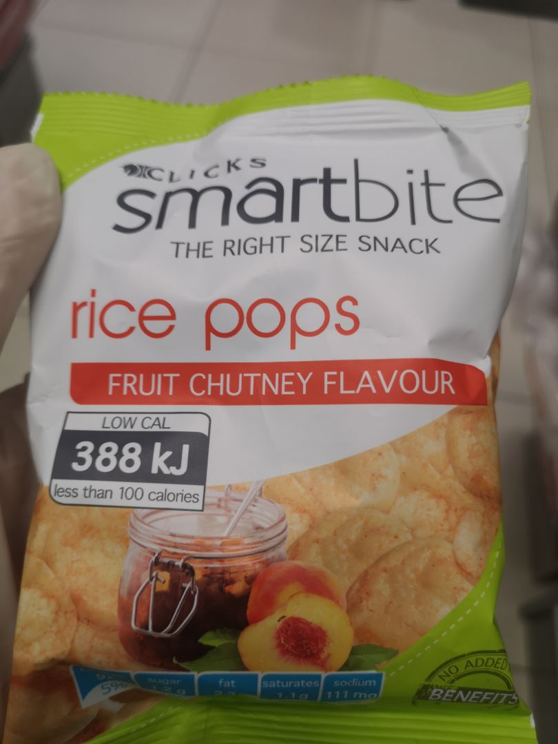 Smartbite Foods Rice Pops, Fruit Chutney Flavor Reviews | abillion