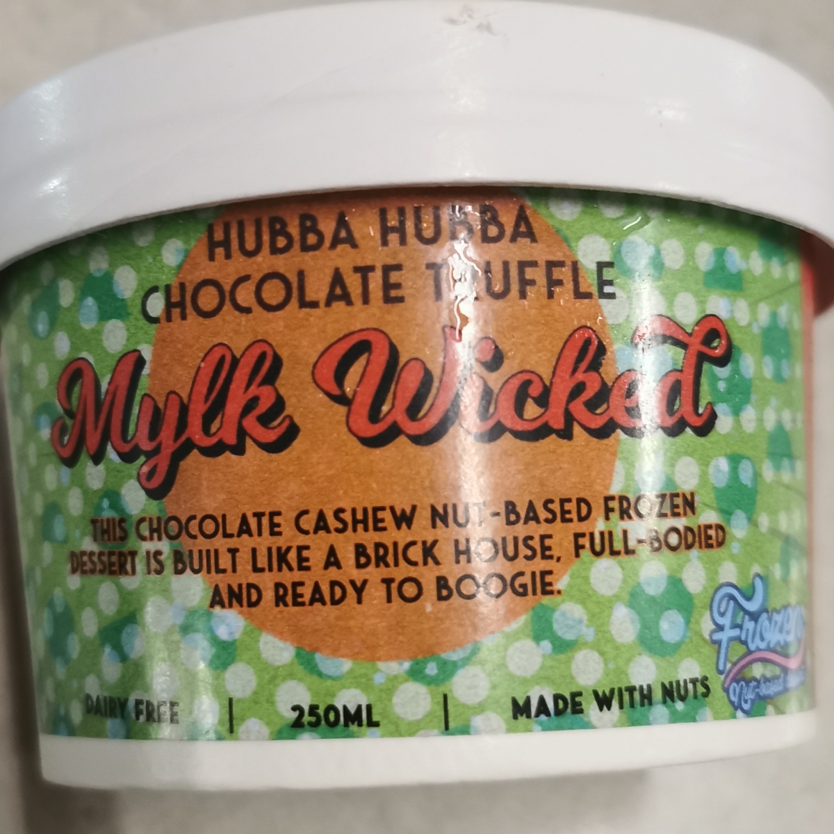 Hubba Hubba Chocolate Truffle from Mylk Ice Cream - Vegan Product ...