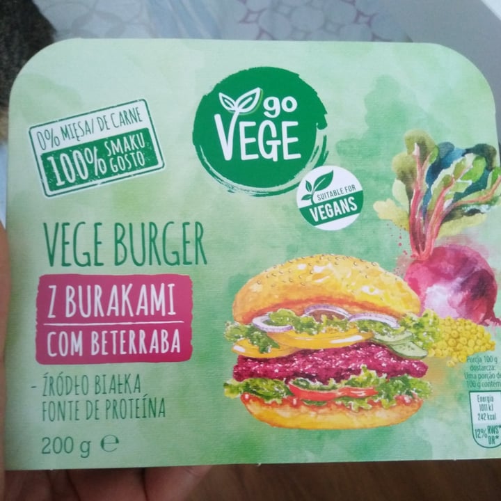 Go Vege Vege burger Rote Beeten Review | abillion