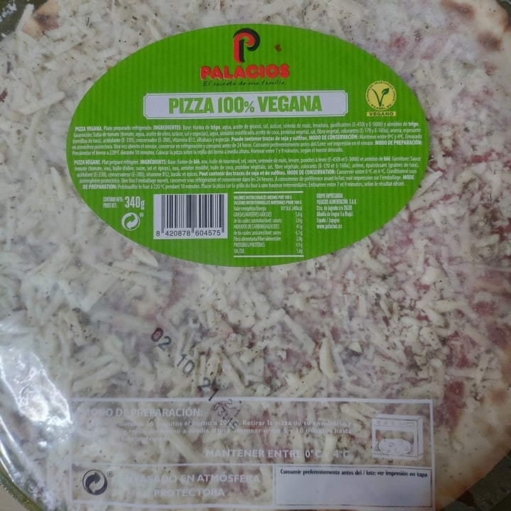 Palacios Pizza 100% Vegana Review | abillion
