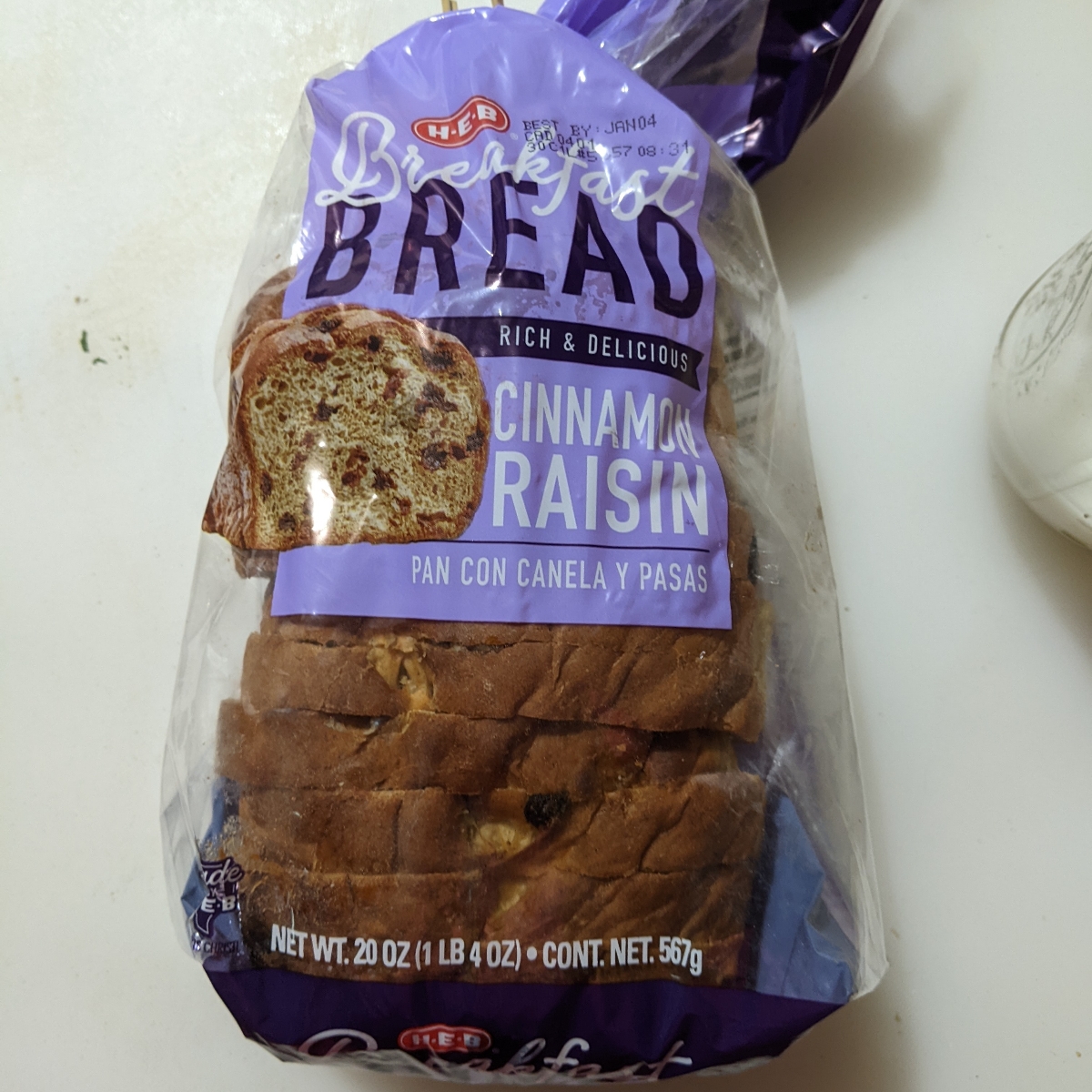 Breakfast Bread Cinnamon Raisin from H-E-B - Vegan Product Reviews ...