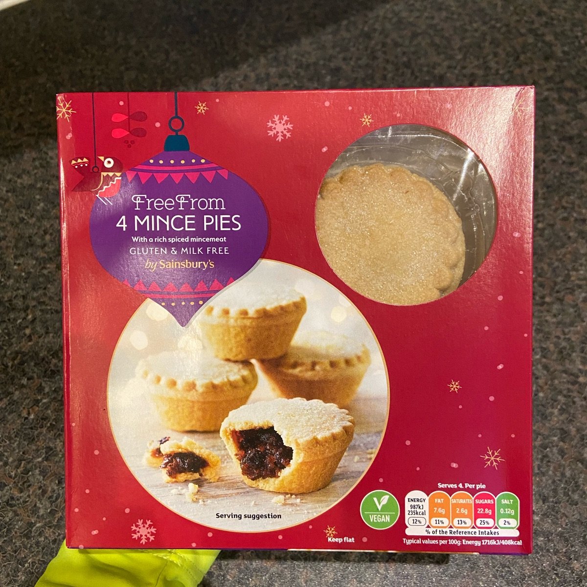 Free From 4 Mince Pies From Sainsbury s Vegan Product Reviews Free From 4 Mince Pies From Sainsbury s Vegan Product Reviews