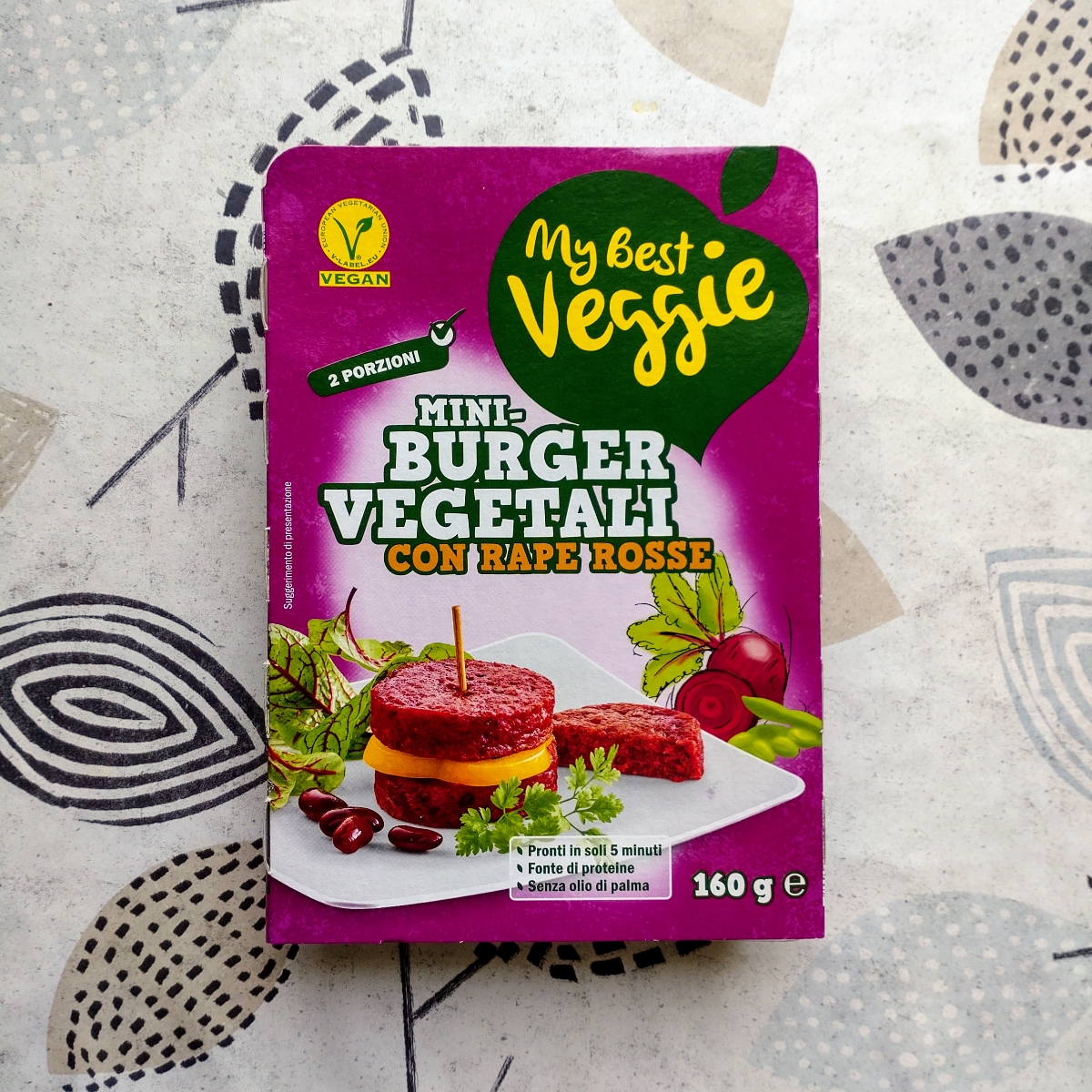 Mini burger Vegetali Con Rape Rosse from My Best Veggie - Vegan Product ...