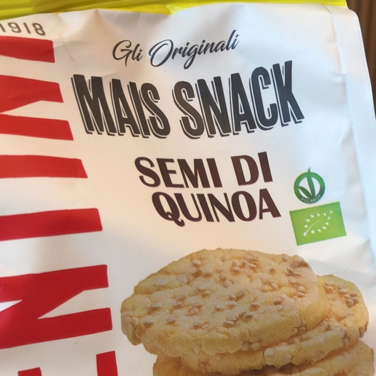 Mais Snack - Semi di quinoa from Gli originali - Vegan Product Reviews ...