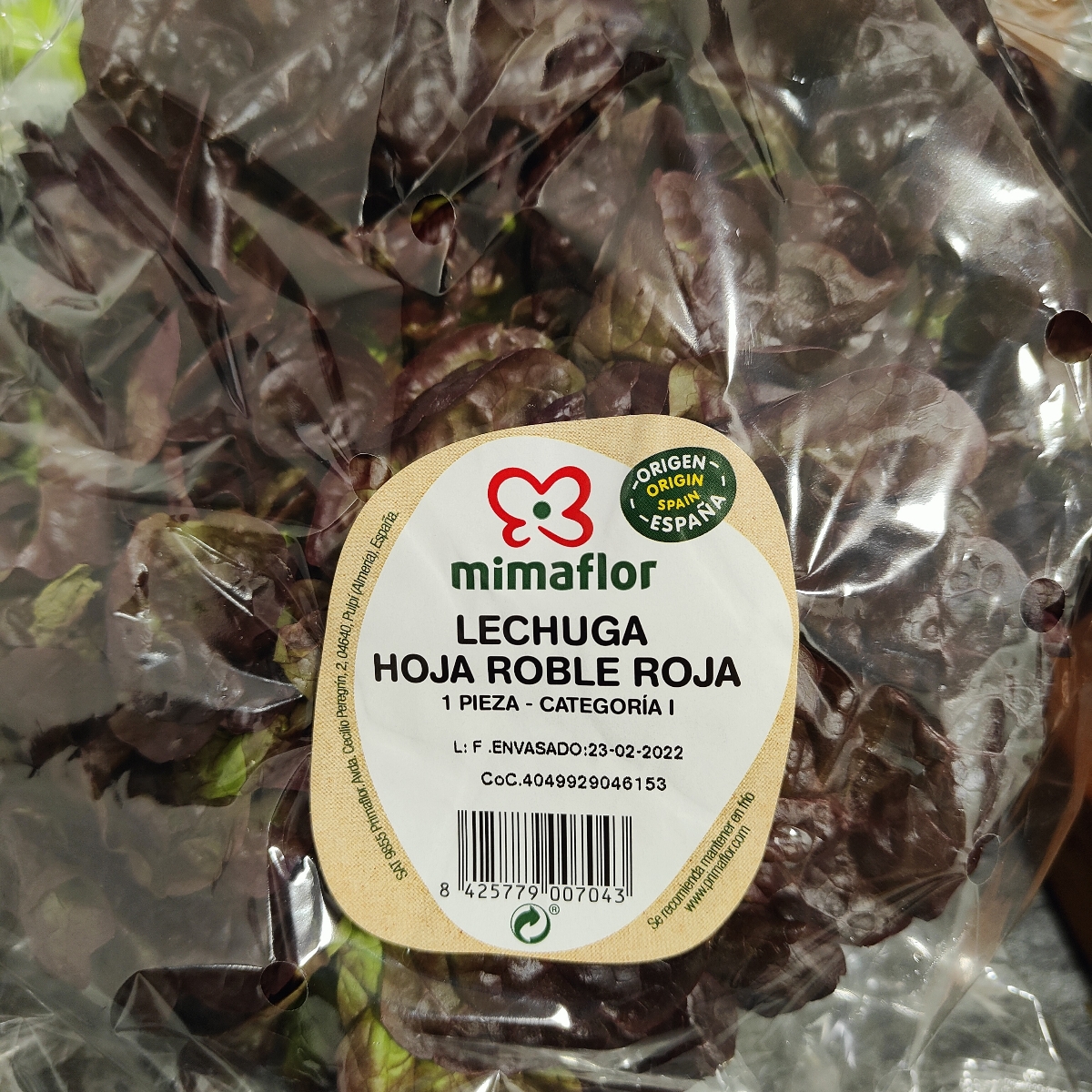 Lechuga Hoja De Roble Roja from Mimaflor - Vegan Product Reviews ...