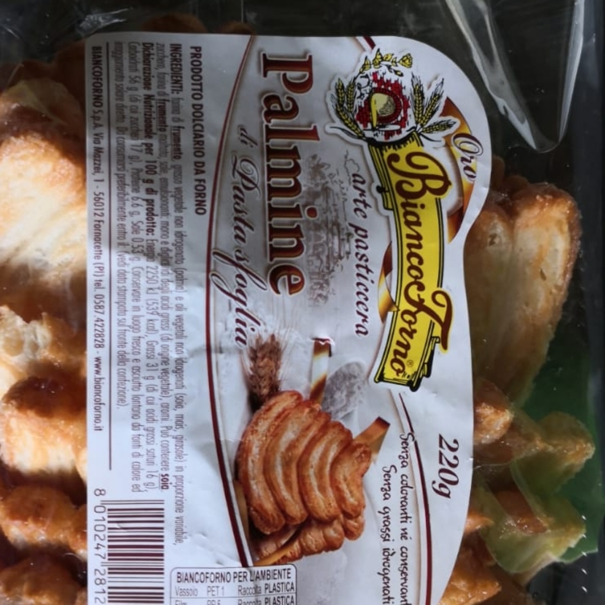 Le Palmine Di Pasta Sfoglia from Esselunga - Vegan Product Reviews ...