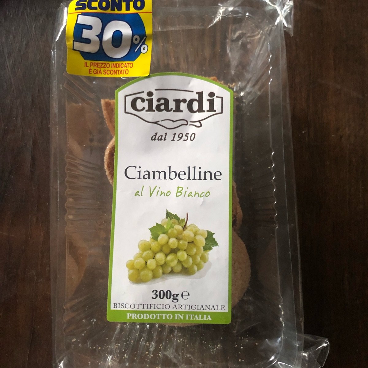 Ciardi Ciambelline al vino bianco from Ciardi - Vegan Product Reviews & Ratings | abillion
