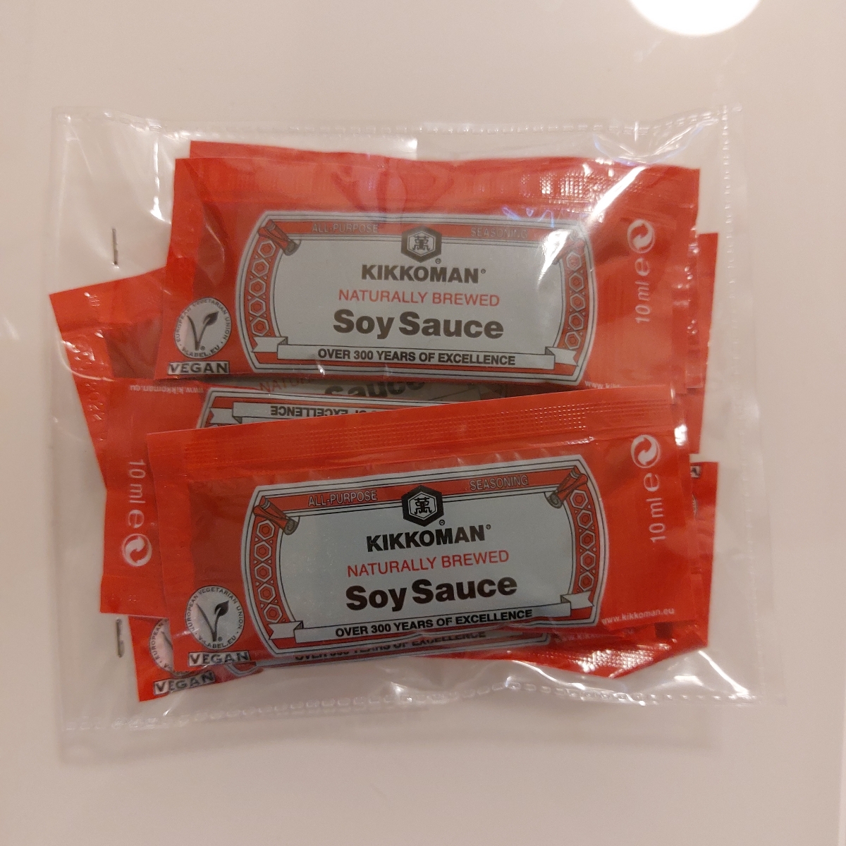 Salsa di soia bustine monodose from Kikkoman - Vegan Product Reviews ...